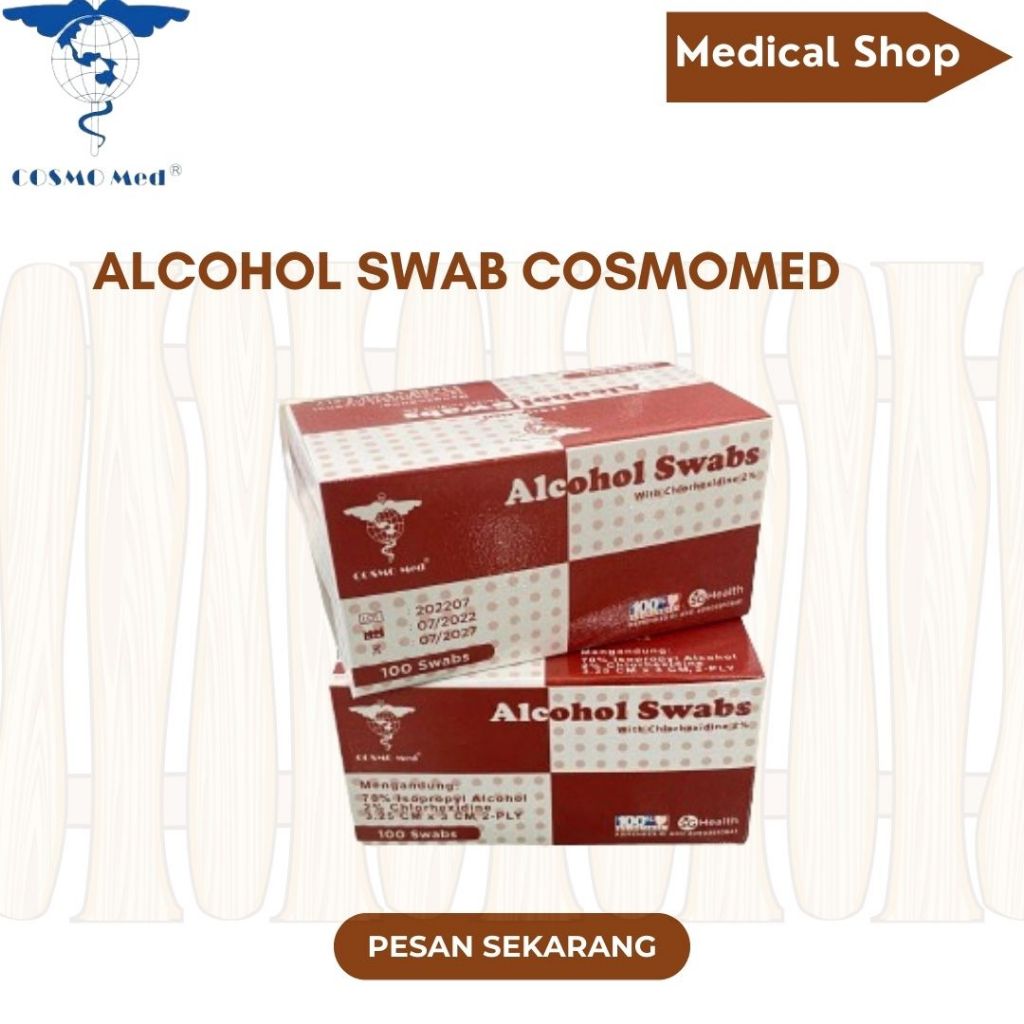 Jual ALCOHOL SWAB WITH CHLORHEXIDINE | Shopee Indonesia