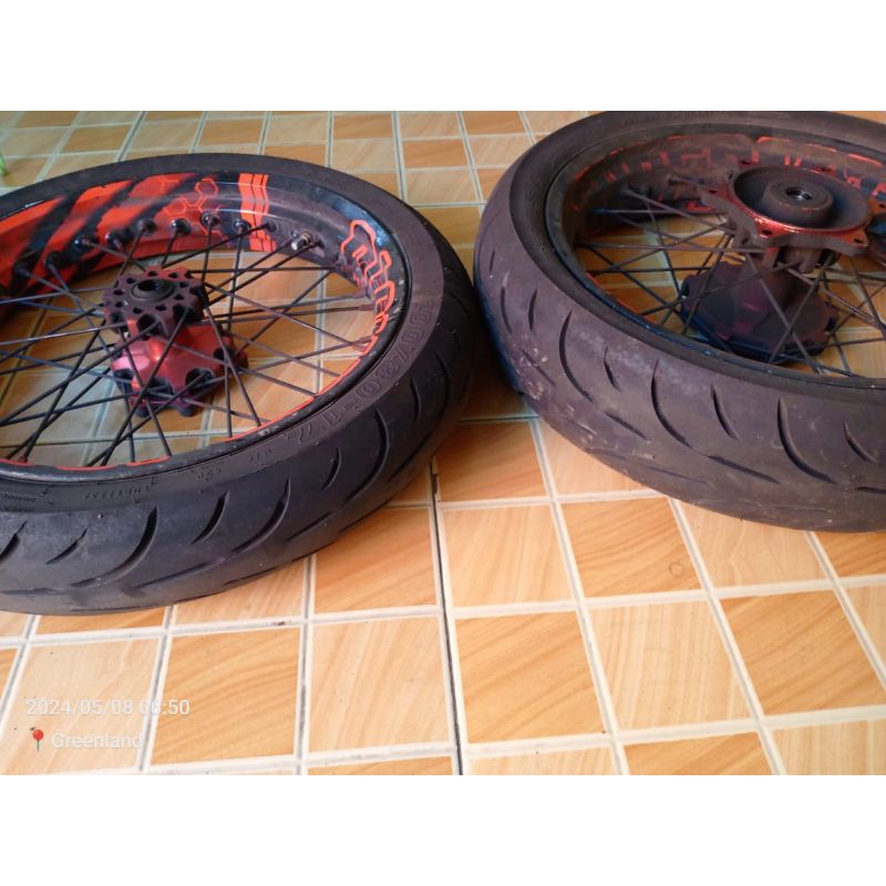 Jual Velg copy RCB pnp CRF KLX CB 150, Vixion Full Set Ban | Shopee ...
