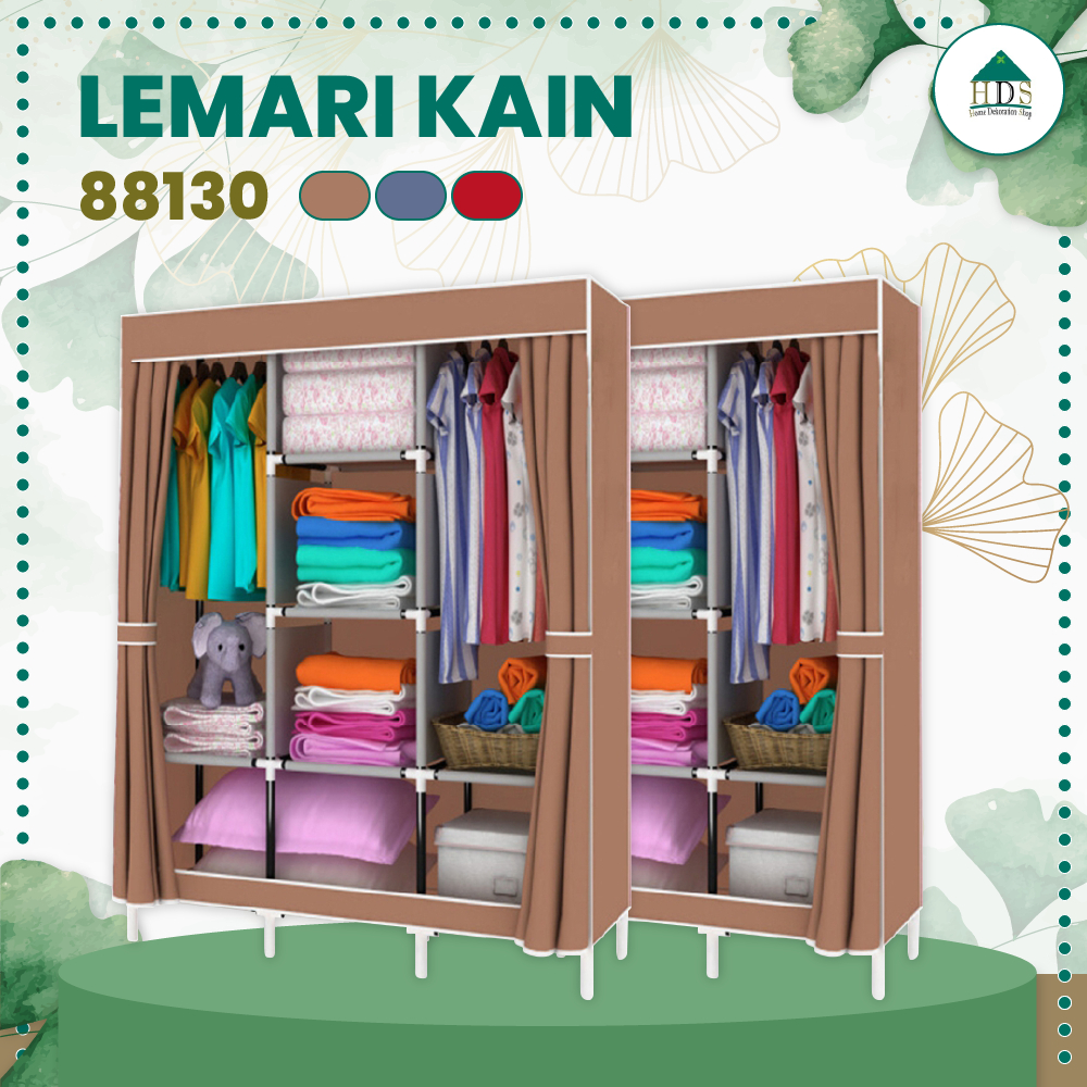 Jual Home Dekorationshop Official Shop Lemari Kain Portable Lemari ...