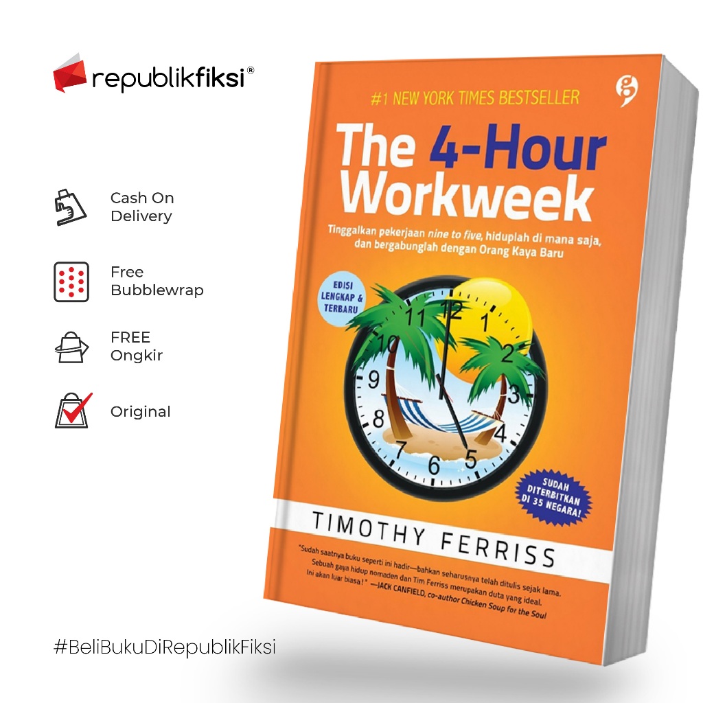 Jual Buku THE 4-HOUR WORKWEEK - Timothy Ferriss - Gagas Media | Shopee ...