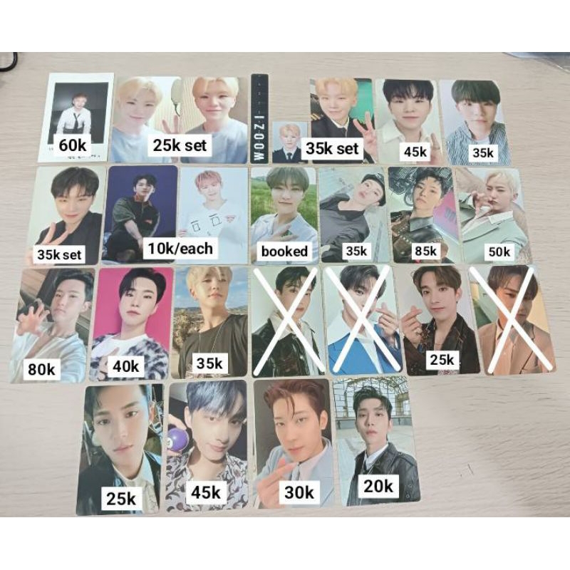 Jual photocard official seventeen woozi hoshi dokyeom mingyu wonwoo jun joshua | Shopee Indonesia