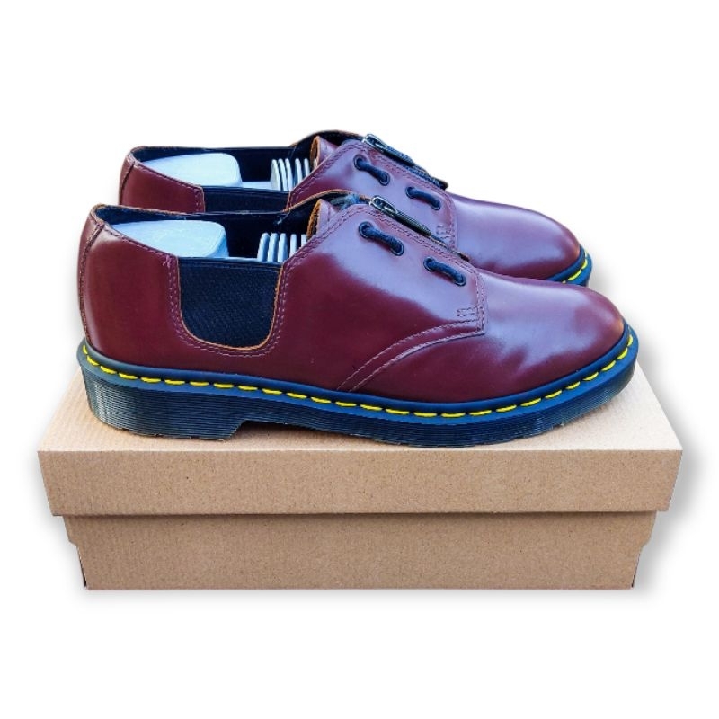 Jual Dr Martens Docmart Docs 1461 GST Red Cherry | Shopee Indonesia