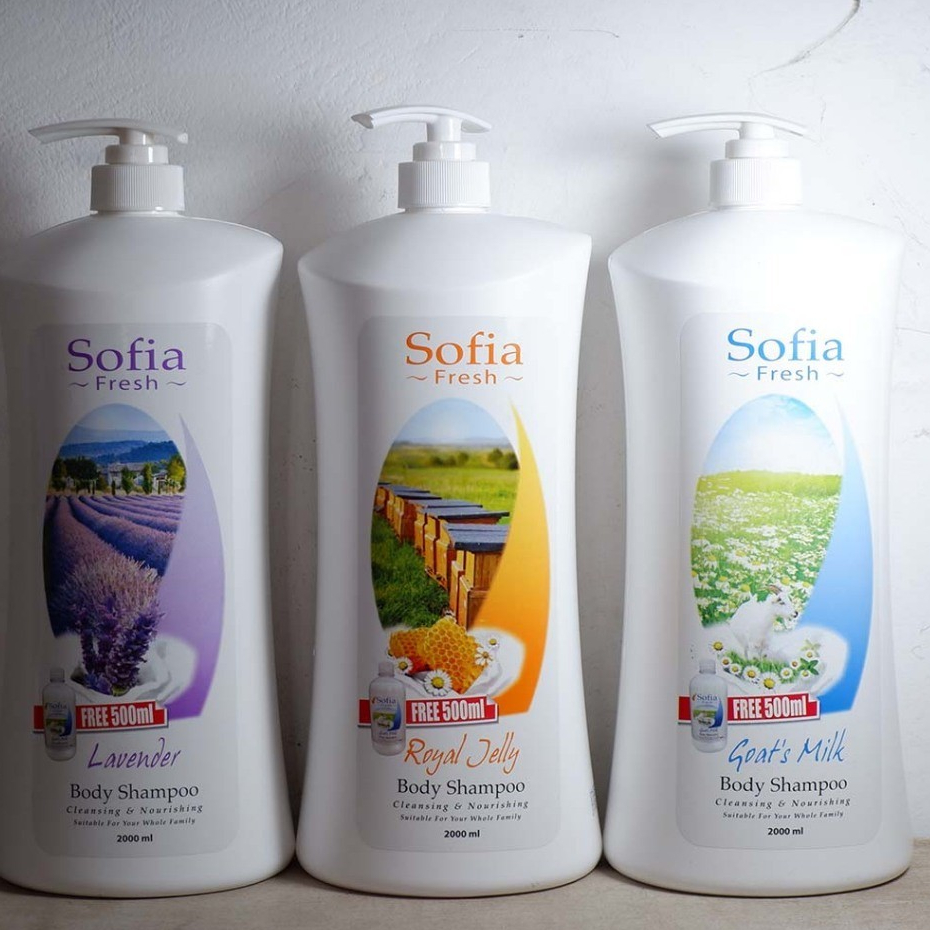 Jual [ SOFIA BODY SHAMPOO 2.000L ] Body Shampo Sabun Mandi Cair Murah ...