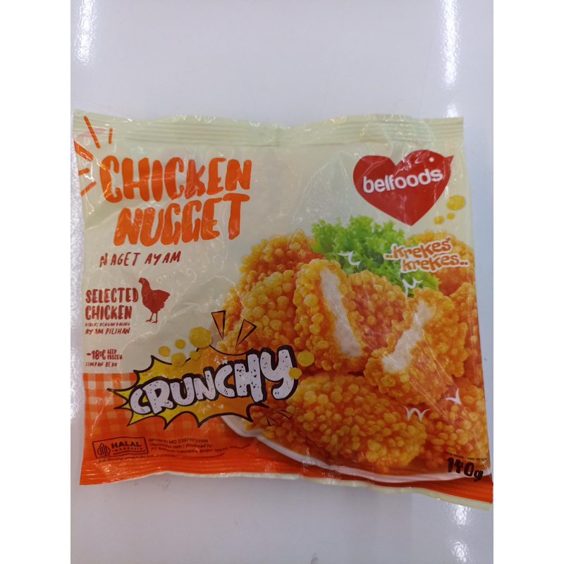 Jual BELFOODS Chicken Nugget Crunchy 110g | Shopee Indonesia