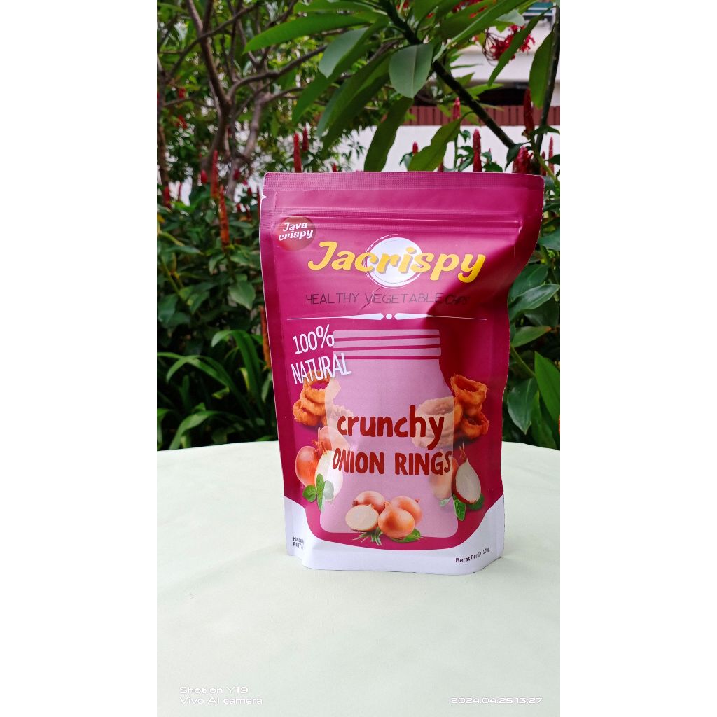 Jual JACRISPY Crunchy Onion Ring | Cemilan Snack Sayur Buah Kering ...