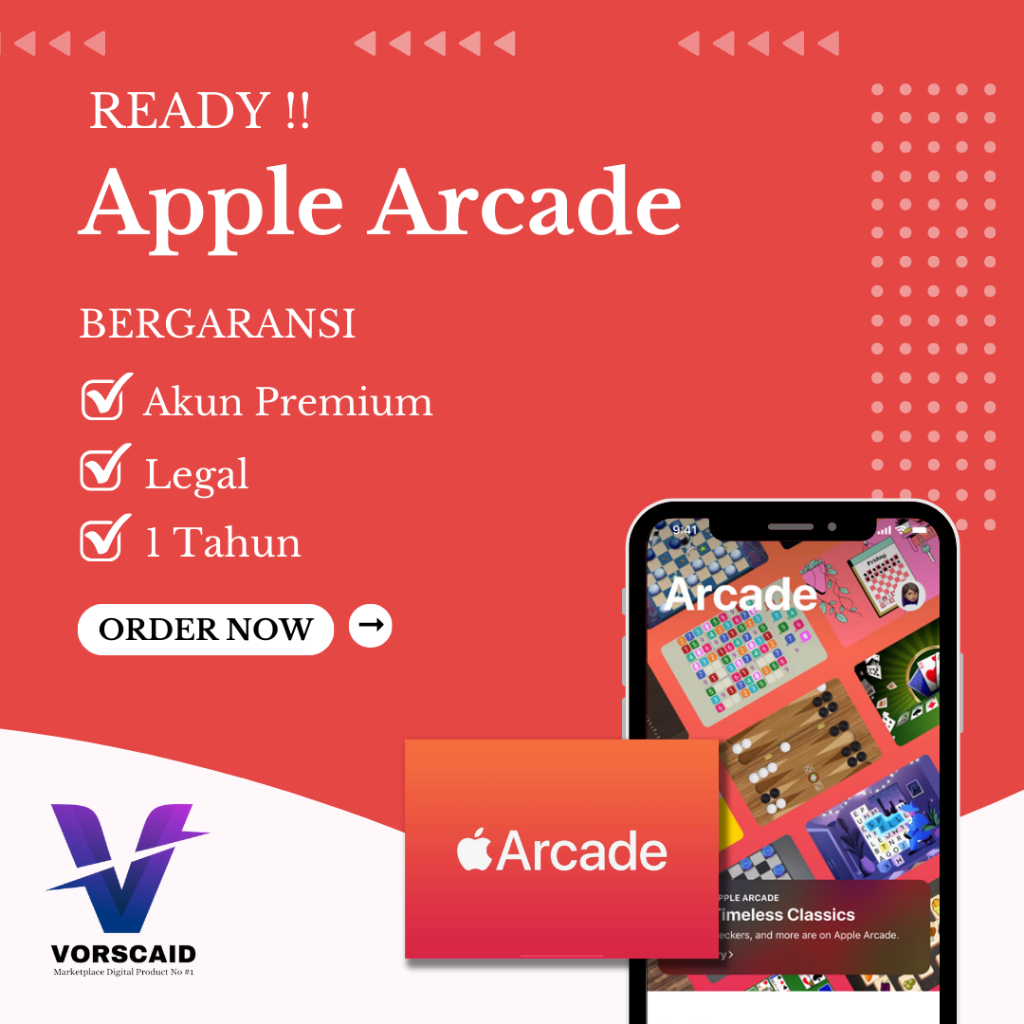 Jual Akun Apple Arcade Premium 1 Tahun Garansi Full | Shopee Indonesia