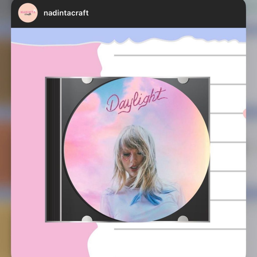 Jual Daylight Taylor Swift Musical Scrapbook | Shopee Indonesia