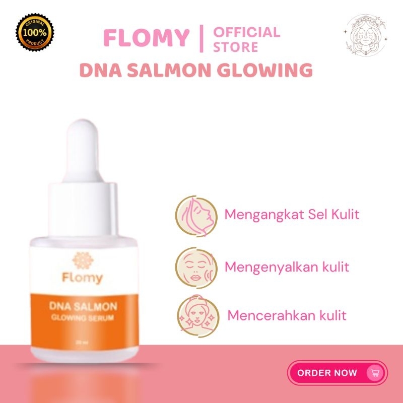 Jual CUCI GUDANG !!! Flomy DNA Salmon Glowing Serum | Serum DNA Salmon ...