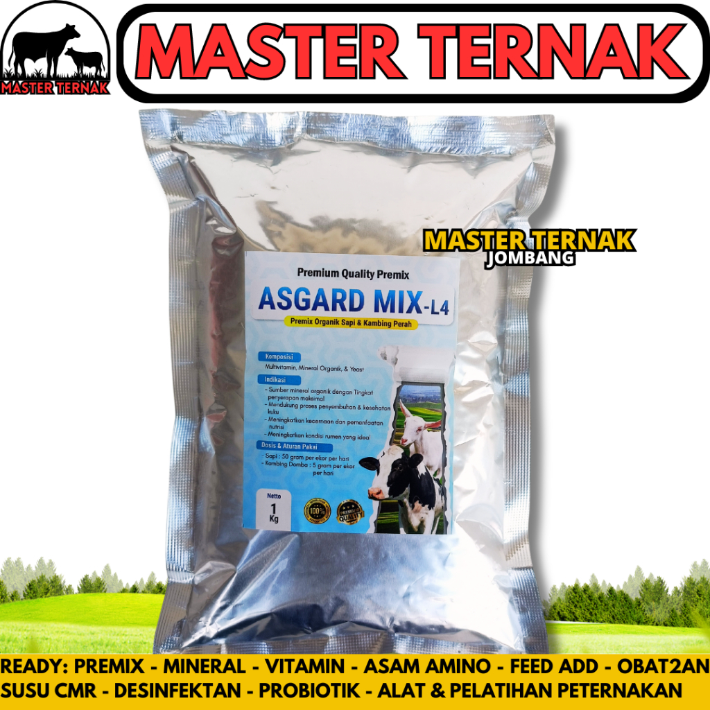 Jual ASGARD MIX 1 KG - Premix Sapi Perah - Premix Kambing Perah ...