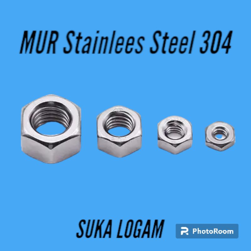 Jual MUR M8 STAINLESS STEEL 304 A2-70 | Shopee Indonesia