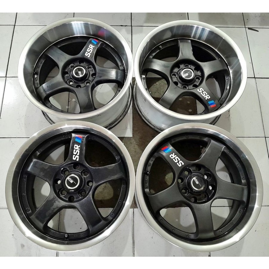 Jual Velg pelek bekas ssr ring 16 lebar 7,5/8,5 pcd 4x100/114 seken kondisi bagus | Shopee Indonesia