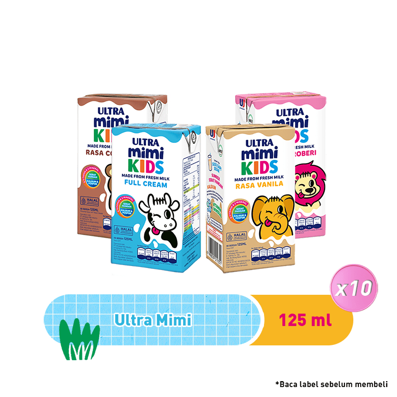 Jual Susu UHT Ultramilk Mini 125 ml (KHUSUS INSTAN) SATUAN | Shopee Indonesia