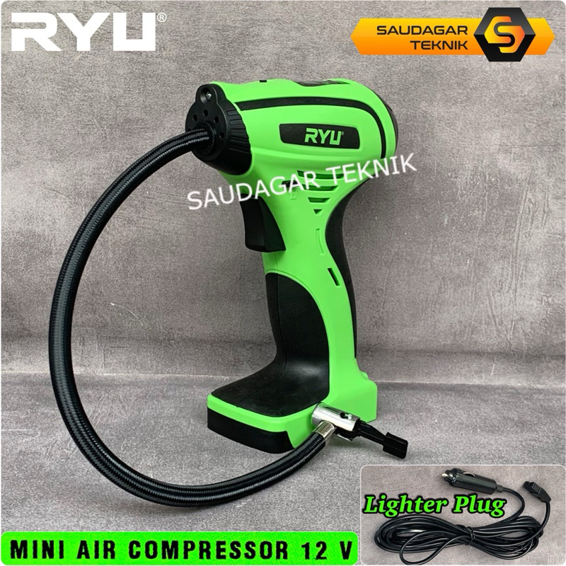 Jual Ryu Mini Air Compressor RCC 12 V Mesin Pompa Angin Ban Mobil Motor ...