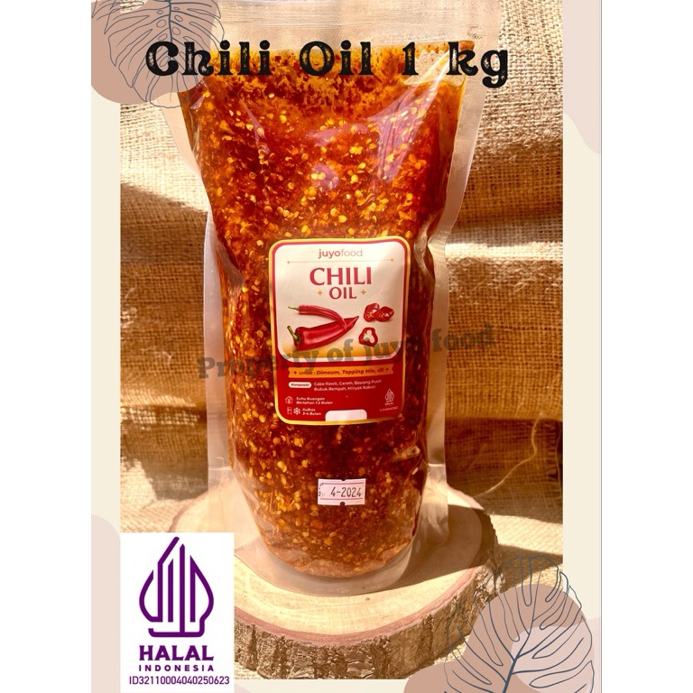 Jual Pesan sekarang HALAL MUI MINYAK CABAI 1 KG CHILI OIL EKONOMIS ...