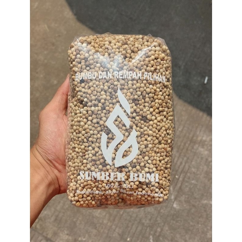 Jual Lada Putih Butir - Merica Putih Super - Lada Putih Alami - Whole ...