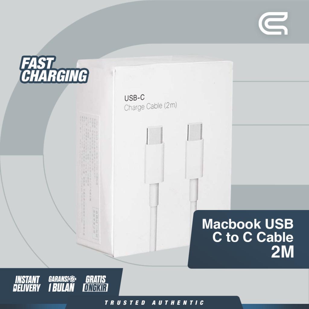Jual KABEL C To C 2m - (USB-C Charge Cable 2 Meter) | Shopee Indonesia