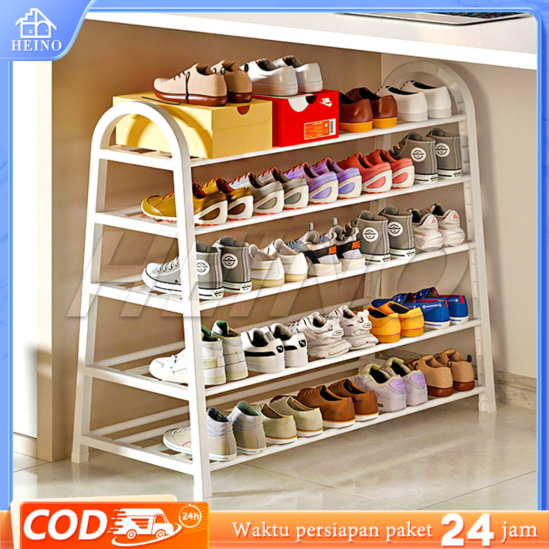 Jual HEINO Rak Sepatu Organizer Rak sepatu murah Portable Multifungsi Homes Rak Sepatu Luar ...