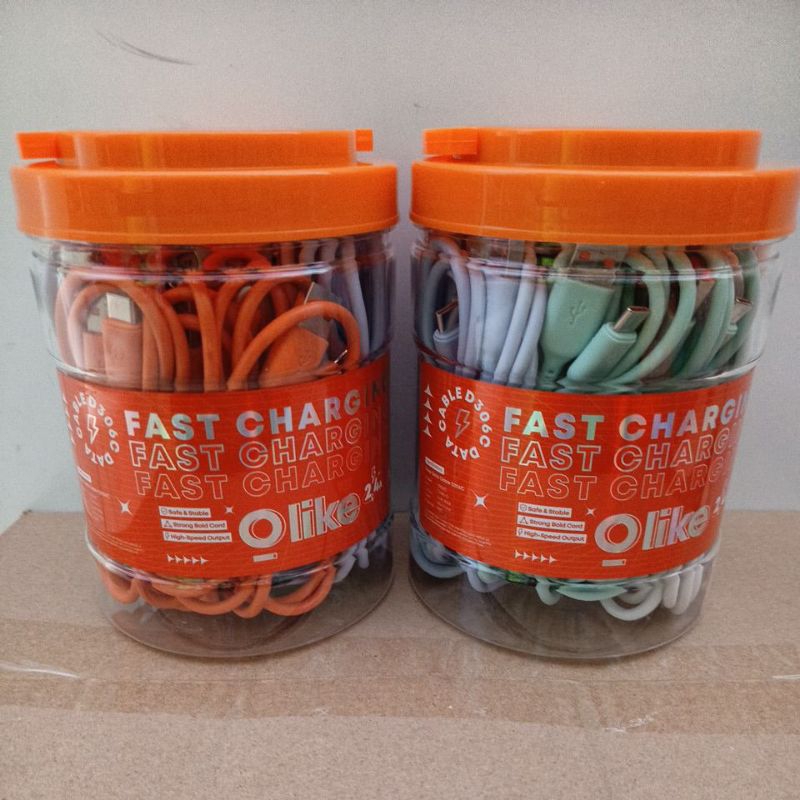 Jual Kabel Data Olike D306C TypeC 2.4A 1Toples | Shopee Indonesia
