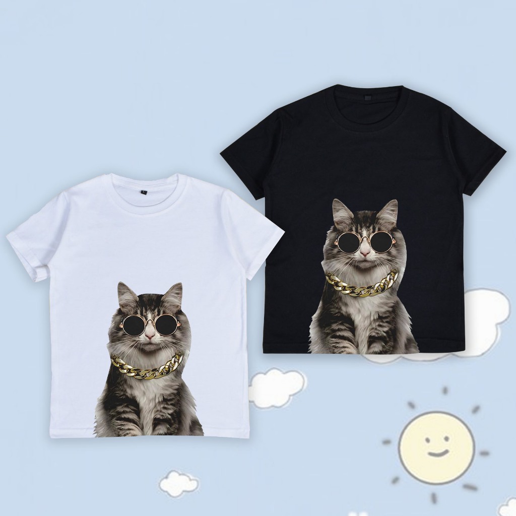 Jual Kaos Anak Kucing Swag/ Kaos Distro Anak/Kaos Anak Keren/Kaos ...