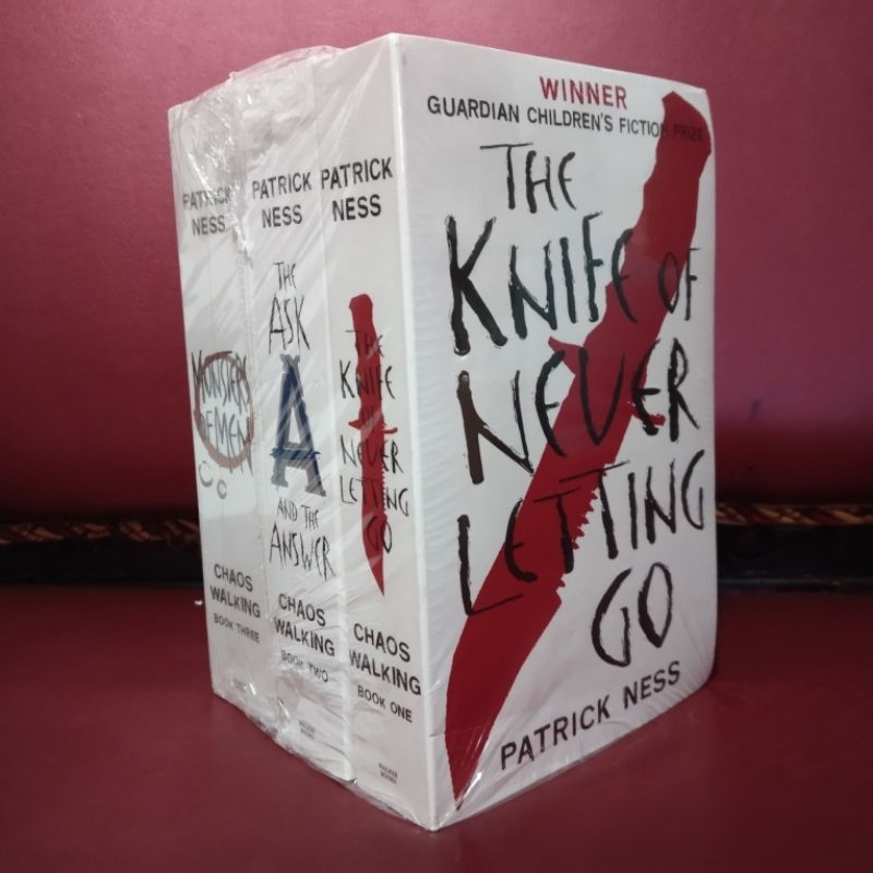 Jual Set Chaos Walking Trilogy 1-3 Patrick Ness [PB UK Original English ...