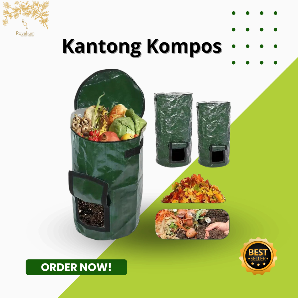 Jual Compost Bag Easygrow Size M/Kantong Kompos 80L/Compost bag/kantong ...