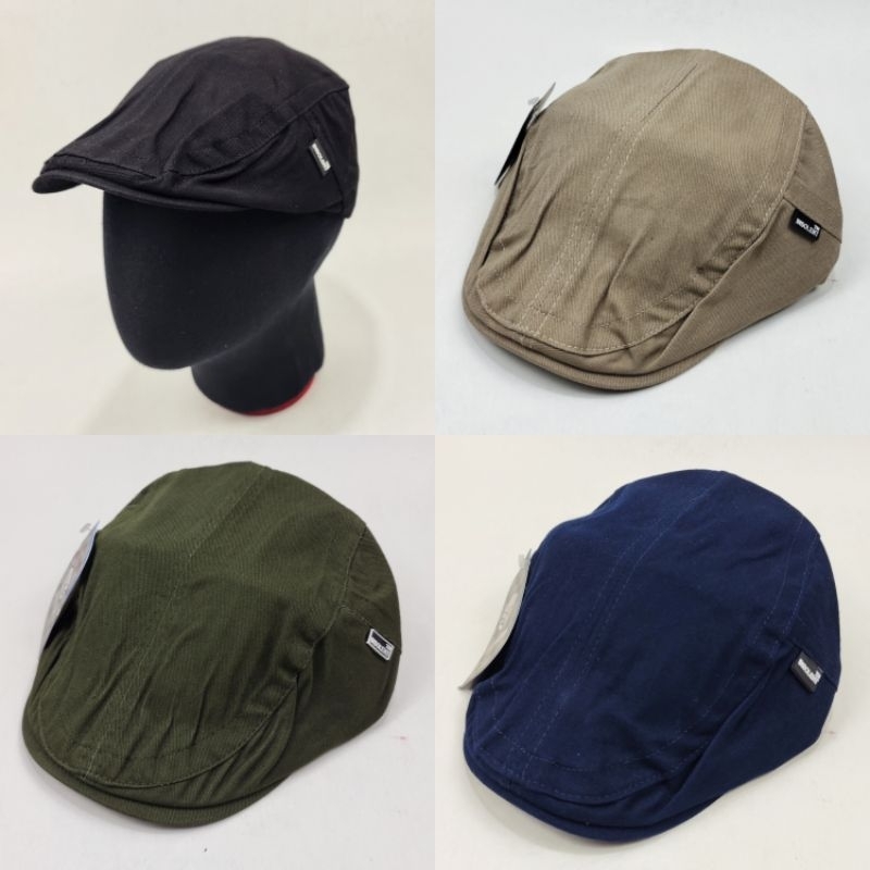 Jual PET CHINOS PATINO FLANEL/FLAT CAP HAT/ TOPI KODOK/ TOPI COPET ...