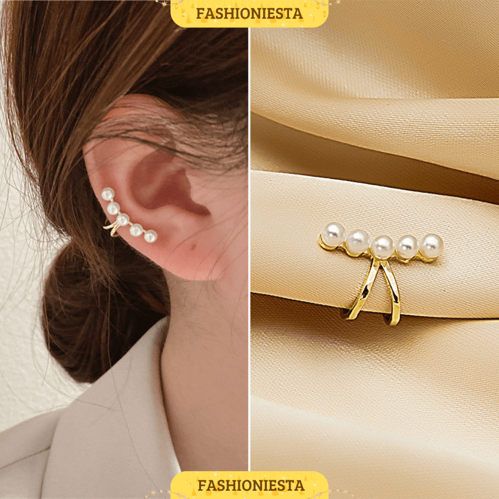 Jual Anting-Anting Lapis Emas Jepit Bermutiara Elegan Anti Karat ...