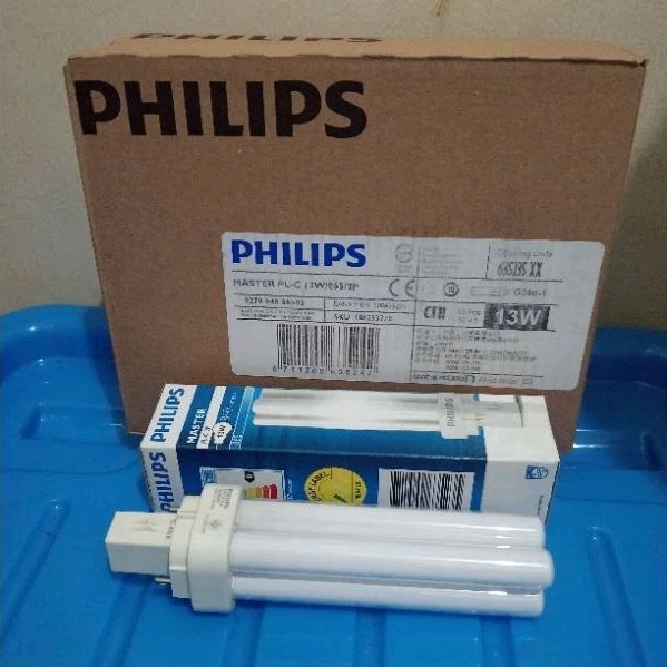 Jual Lampu Philips Master PLC 13W/865/827/840/2P / Lampu Bohlam Philips PL-C 13W/865/2Pin Tusuk ...