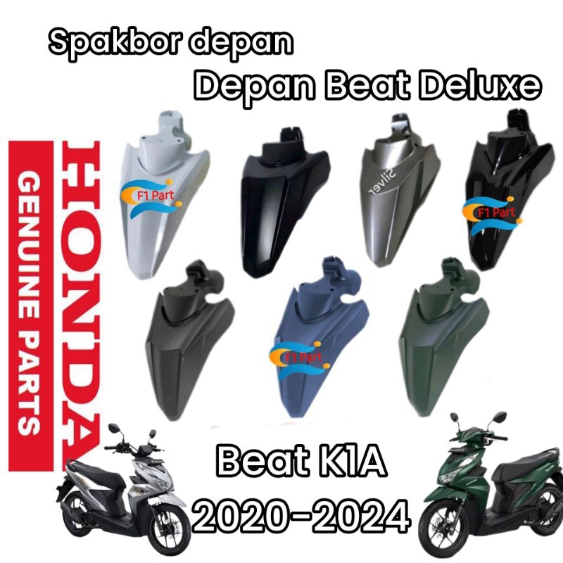 Jual Spakbor Depan Beat New Led Hitam Putih Silver Hitam Doff 2020 2021 ...