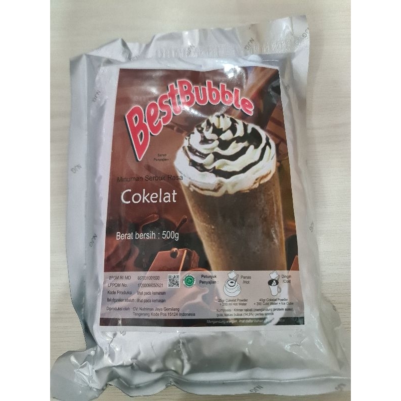 Jual Bubuk Minuman Premium Rasa Coklat merk Best B -500gram | Shopee ...