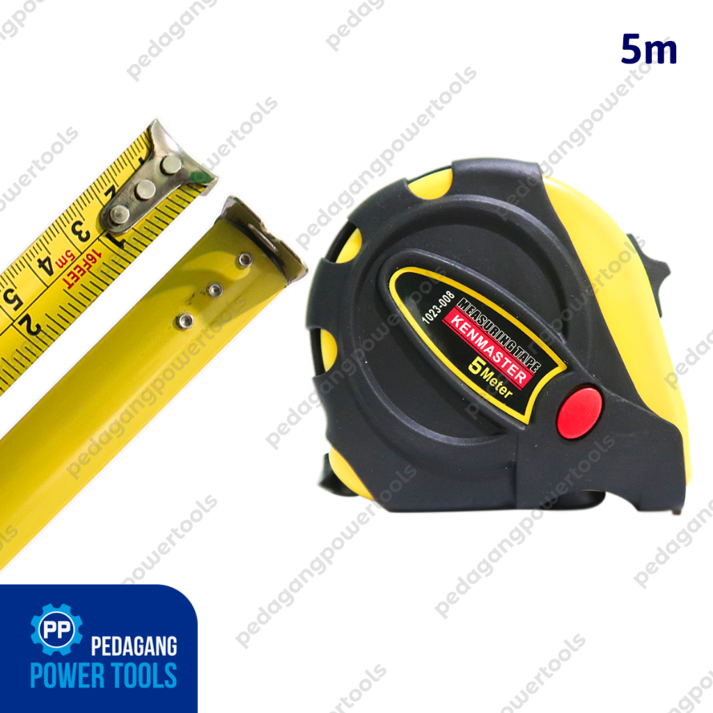 Jual KENMASTER Meteran Ketupat 5 meter Measuring Tape Alat Ukur Roll ...