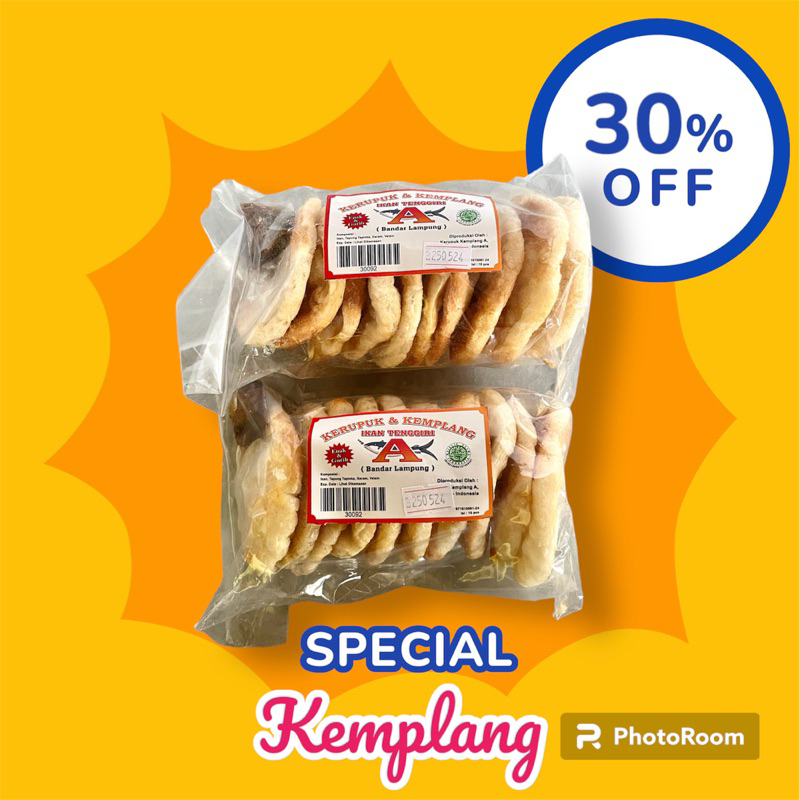 Jual Kemplang khas Lampung kemplang ikan tenggiri merek A (kecil ...