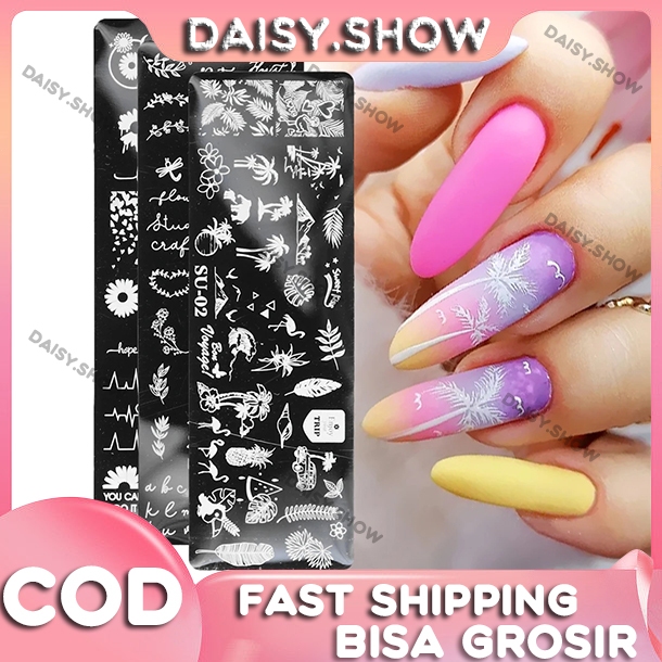 Jual Stamping Plate Papan Stempel Design Nail Art Plat besi Hiasan ...