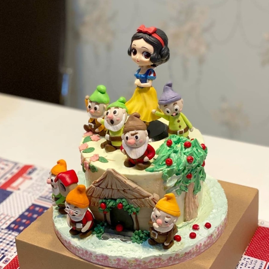 Jual CAKE ULANG TAHUN TEMA SNOW WHITE / CAKE ULANG TAHUN TEMA PRINCESS ...