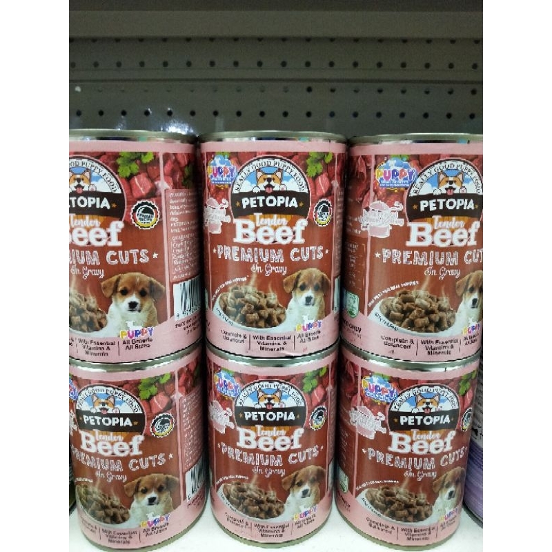 Jual PETOPIA PREMIUM CUTS PUPPY BEEF 415GR | Shopee Indonesia