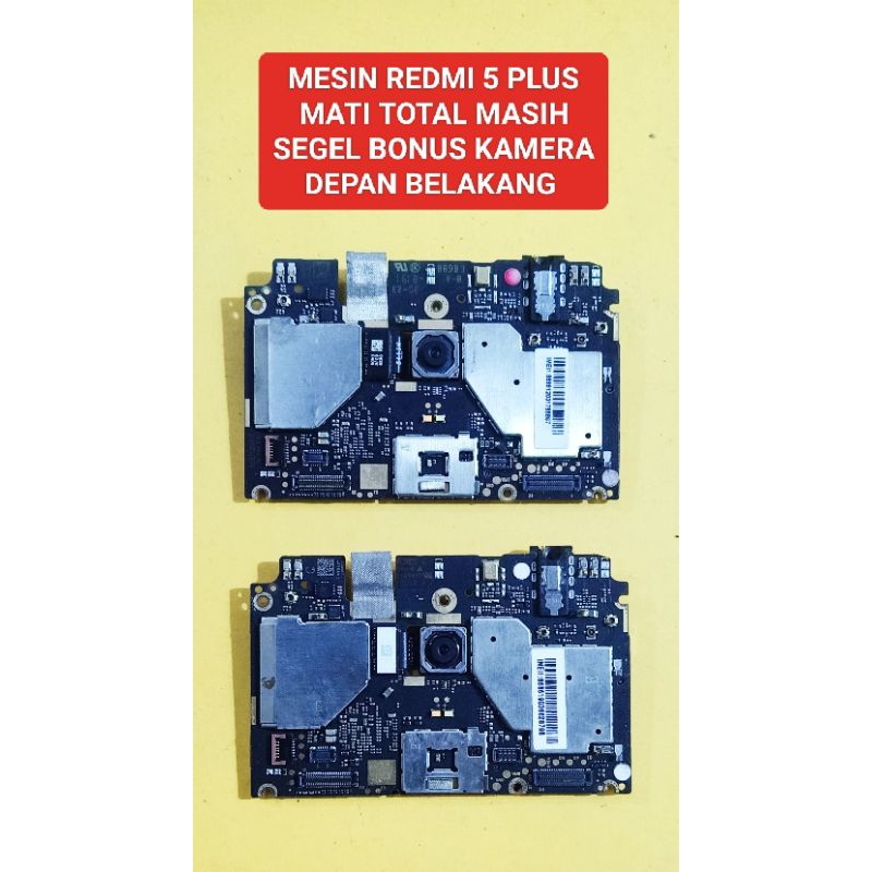 Jual Mesin redmi 5 plus mati total masih segel bonus kamera depan ...