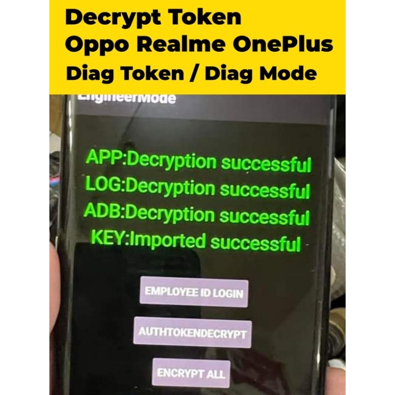 Jual Decrypt Token Oppo Relame Oneplus | Token Diag | Shopee Indonesia