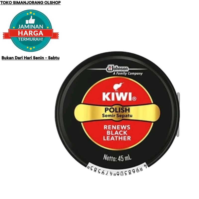 Jual Kiwi Polish Semir Sepatu Hitam 45 ml | Shopee Indonesia