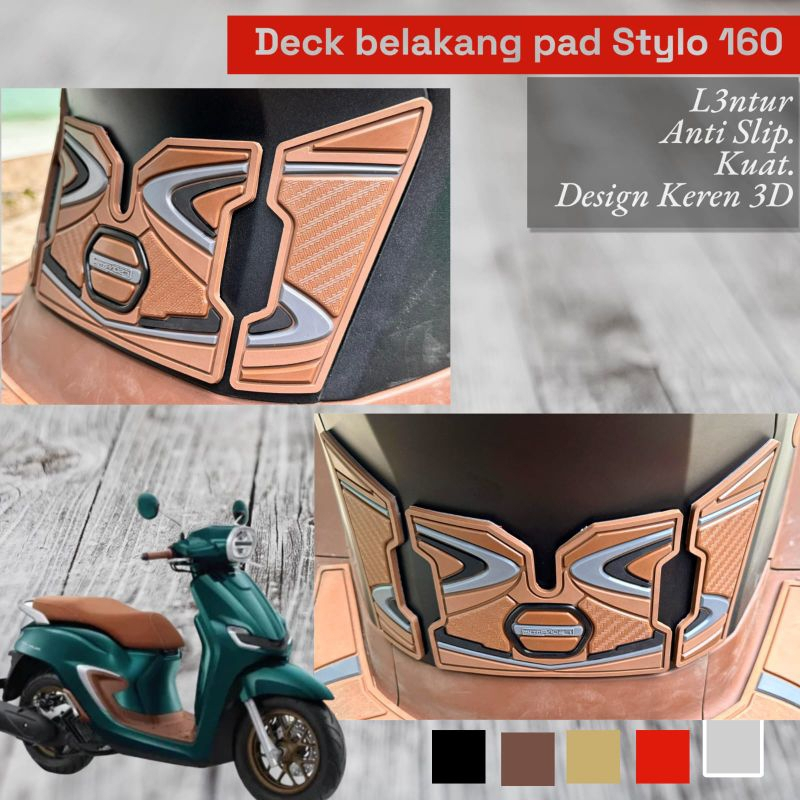Jual protector pad Rubber Deckpad belakang Honda Stylo cover Deck ...