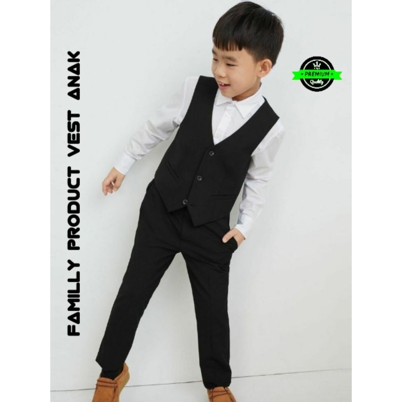 Jual Rompi Anak Lakilaki Vest Anak Slim Fit | Shopee Indonesia