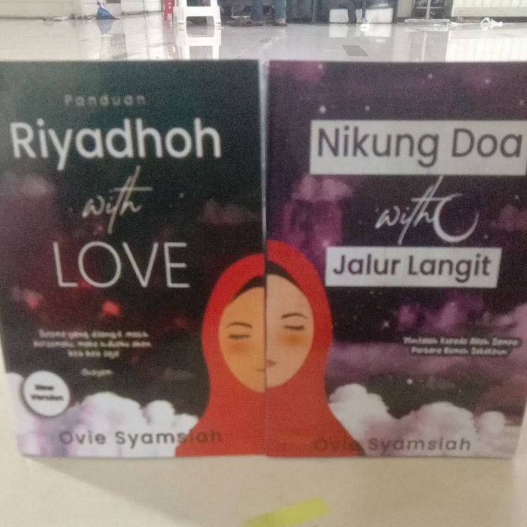 Jual Obral Meriah paket 2 buku panduan riyadhoh with love dan nikung doa with jalur langit by ...