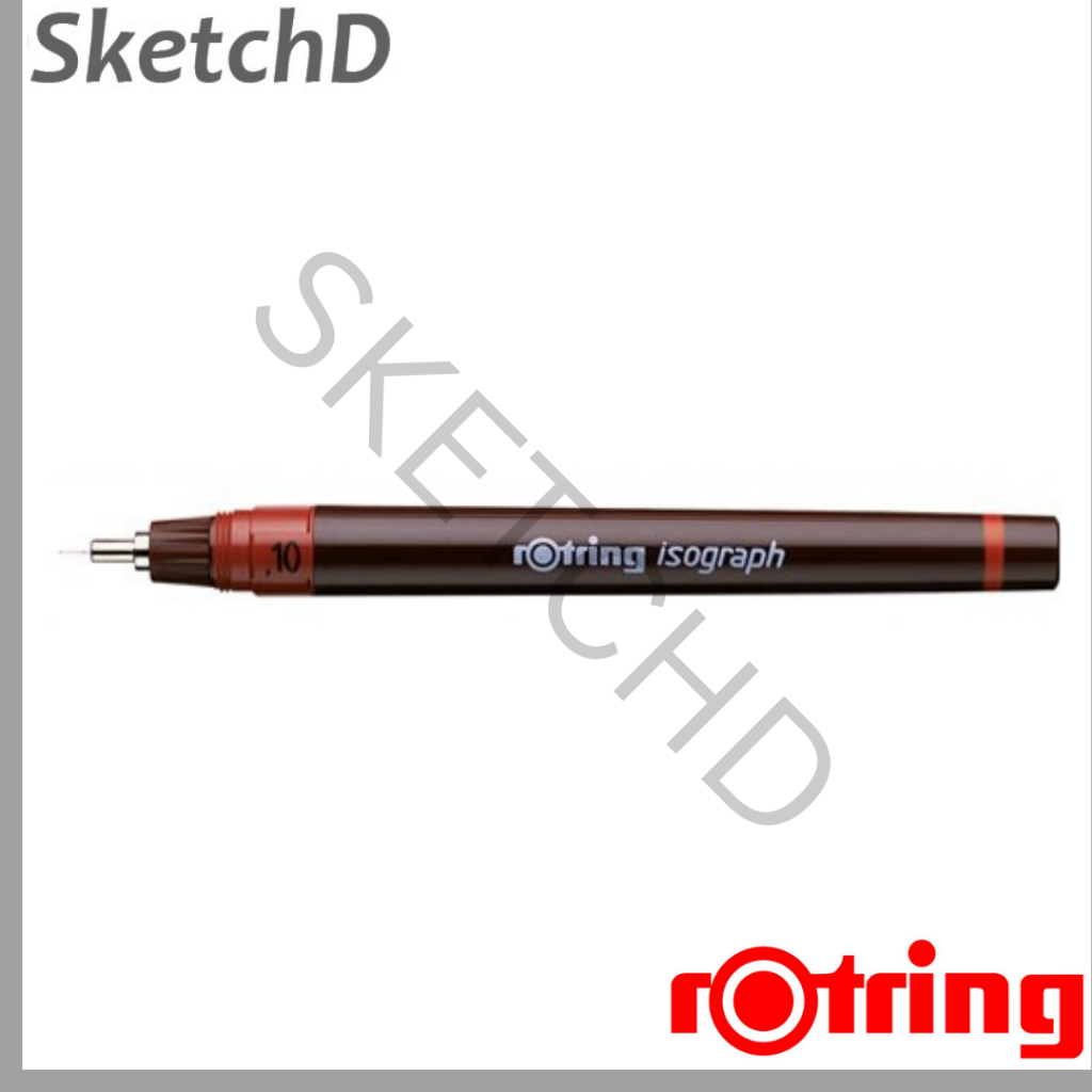 Jual Isograph 0.1 mm Rotring Drawing Pen Variant II Rapido Pena Gambar ...