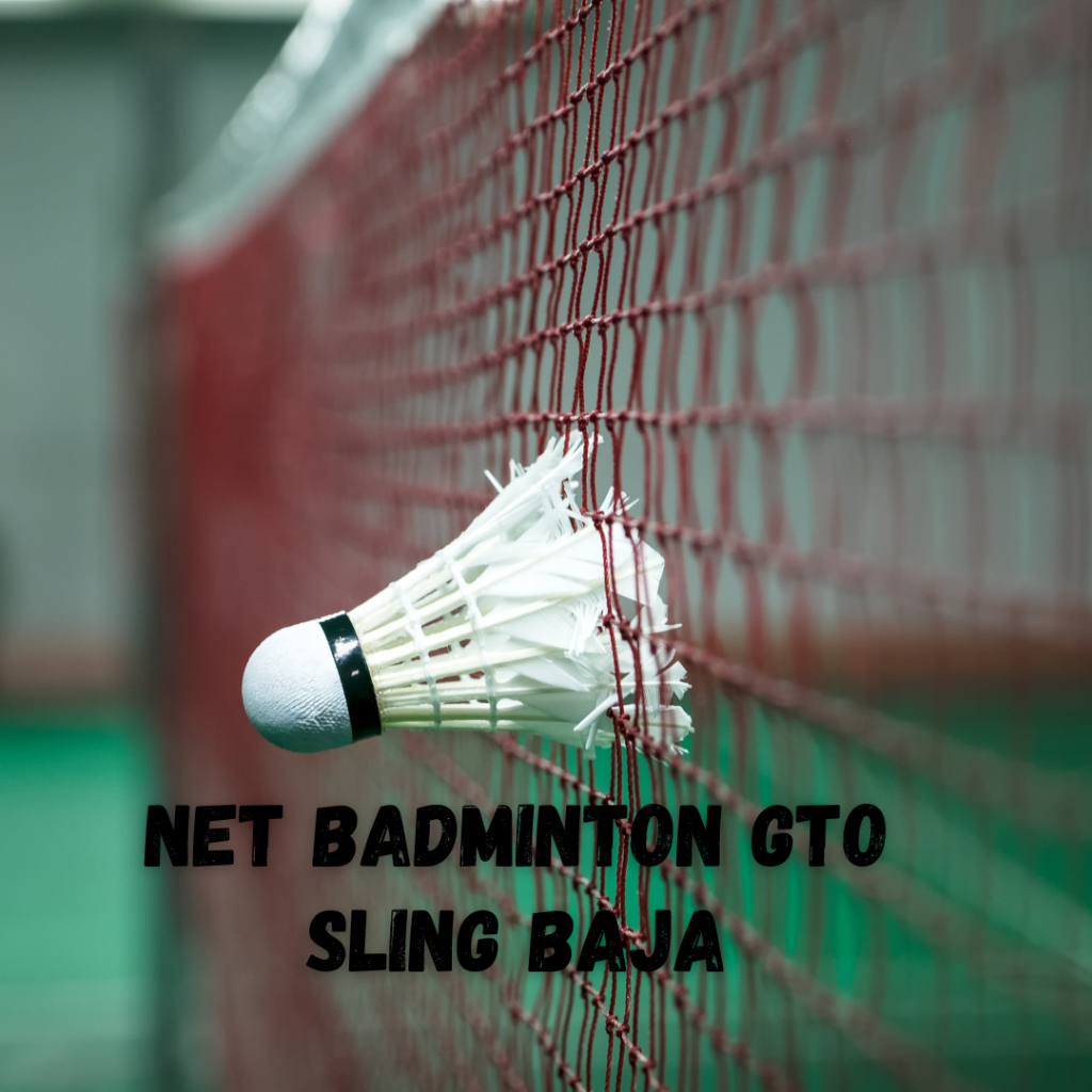 Jual GTO net bulutangkis badminton gto ori sling baja jaring nets bahan ...