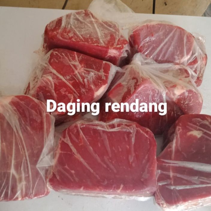 Jual 55 COD DAGING UNTUK RENDANG TANPA LEMAK UTUH 1 kg HALLAL | Shopee ...
