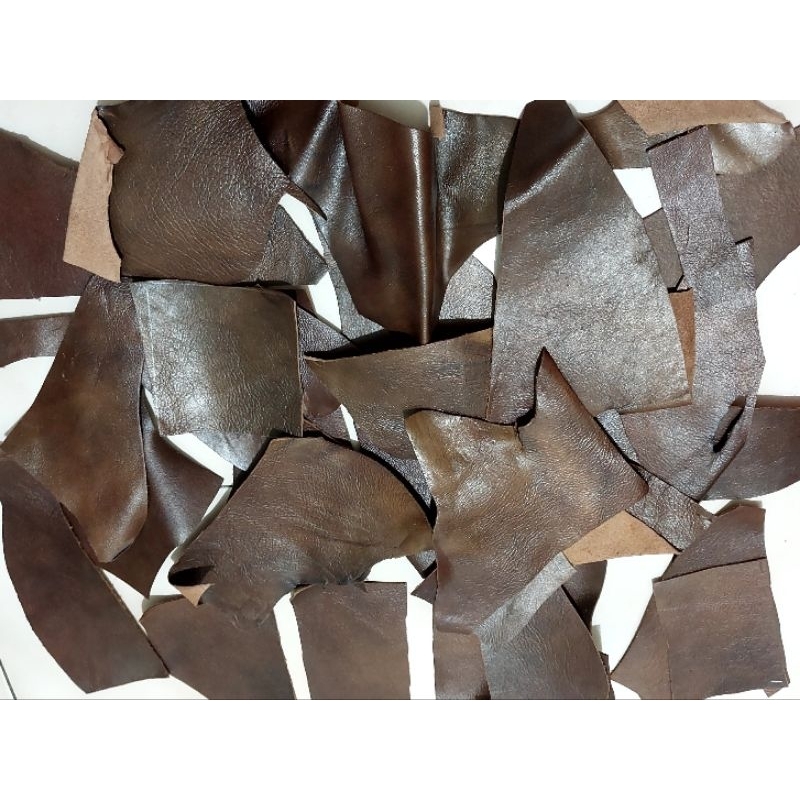 Jual kulit sapi asli perca sisa potongan pabrik ukuran diatas 5 jari ...