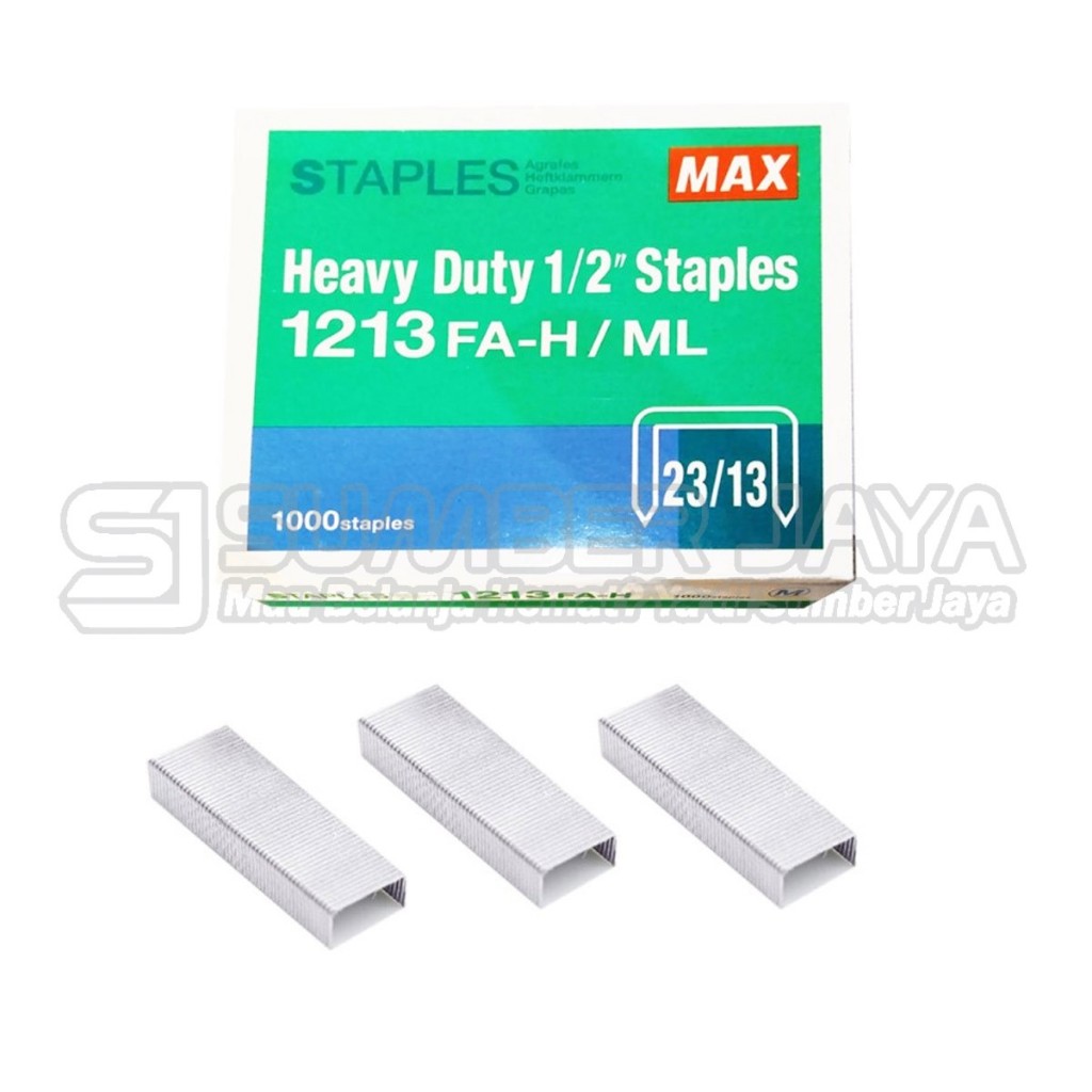 Jual Max Isi Staples 1213 Heavy Duty Isi Stapler Penjilidan Max 1213 ...