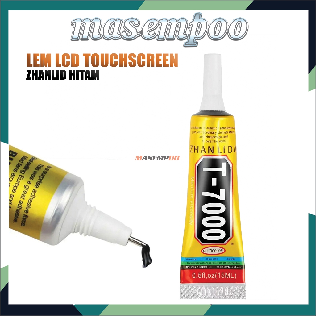 Jual Lem LCD Touchscreen ZHANLIDA T7000 15ml 50ml 110ml Liquid Glue Optical Lem Hitam Adhesive ...