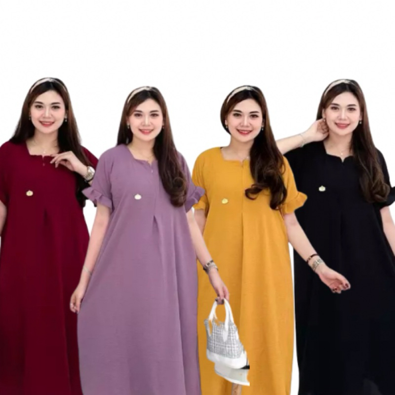 Jual Daster Crinkle Zaneta Harga Grosir Long Semata Kaki Busui Kekinian ...