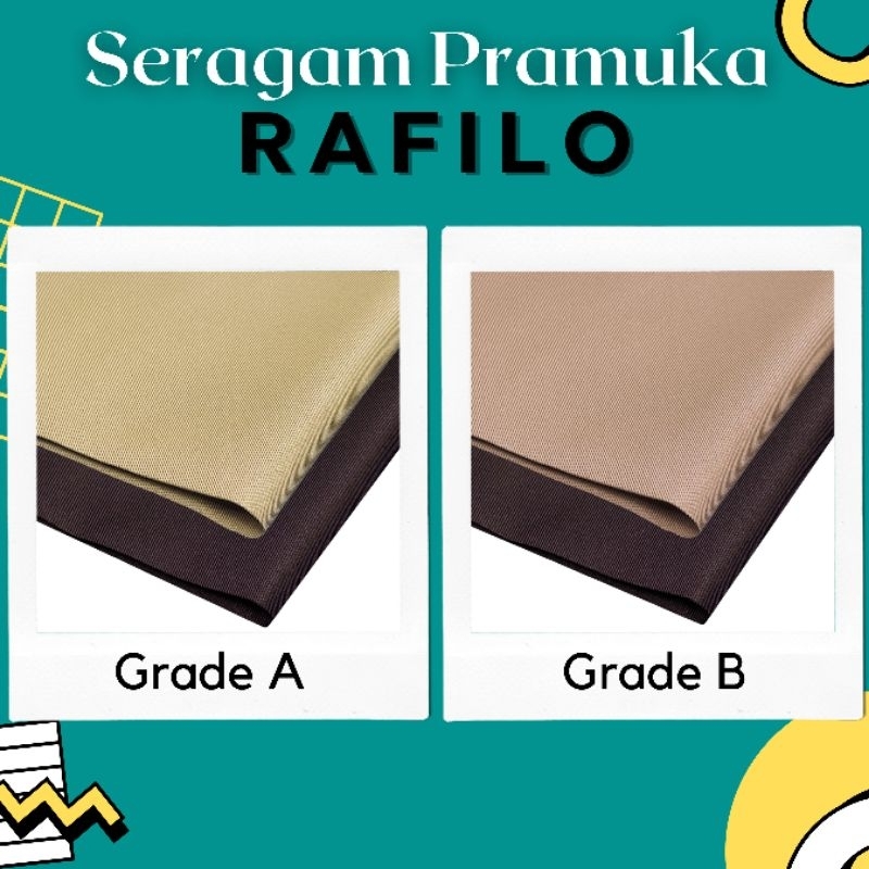 Jual Kain Rafilo Rapilo Seragam Resmi Pramuka Nasional Bahan Berserat ...