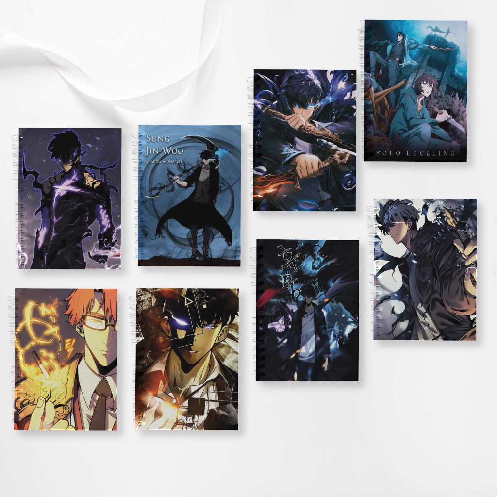 Jual Note Book Spiral Large (10 cm X 14 cm) Edisi Solo Leveling ...